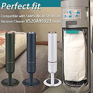 12 Pack VCA-ADB953 Dust Bag for Samsung BESPOKE Jet Cordless Stick Vacuum Cleaner, GLDCAPA 2.5L Large Capacity Automatic Dust Collection Bag for All In One Clean Station