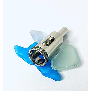 DrillGlass 9/16" Diamond Core Drill Bit (3 Pack) for Glass and Tile | Free Beginner's Drilling Guide | You’ll Drill Glass and Tile (916DHS-3)