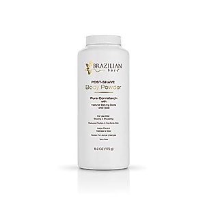 Brazilian Bare Post-shave Body Powder, Light Citrus, 6.0 Ounce