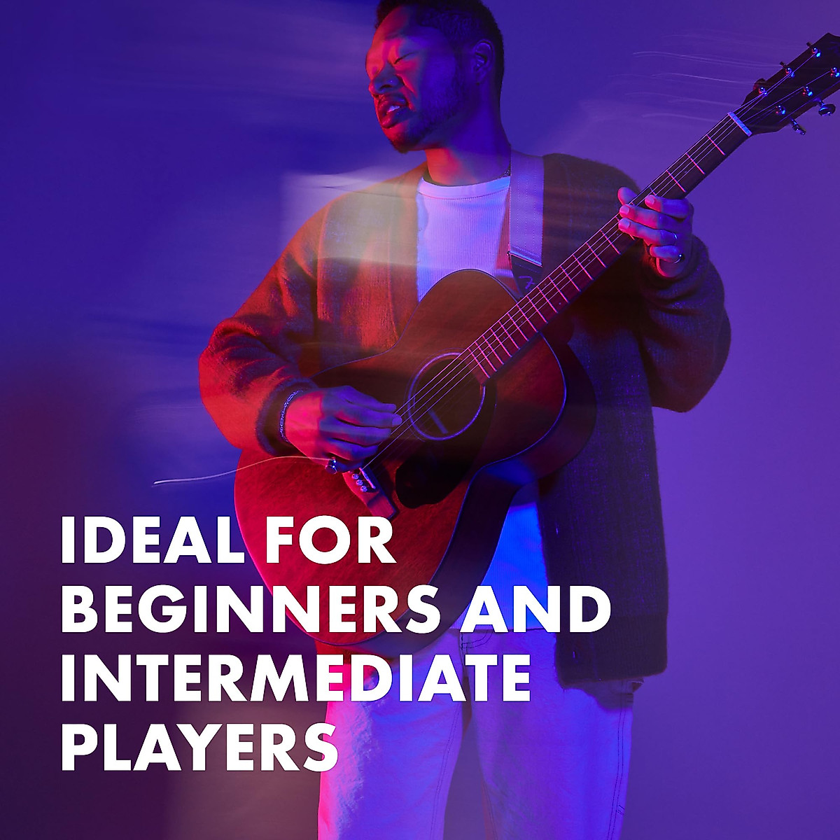 Fender Acoustic Guitar, CD-60S, with 2-Year Warranty, Dreadnought Classic Design with Rounded Walnut Fingerboard, Glossed Finish, All-Mahogany Construction