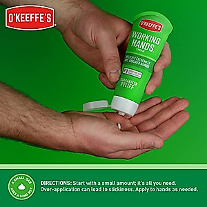 O'Keeffe's Working Hands Hand Cream, 3 oz, Tube, (Pack of 2)
