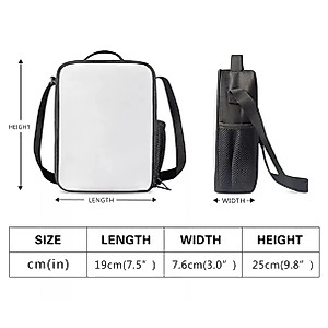 Rabbit Design Backpack Boys Cute Animal Bookbag Womens Travel Daypack with Lunch Bag