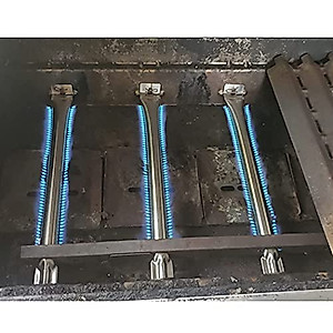 YIHAM KB873 Grill Burner Replacement Parts for Broil-Mate, Huntington and Sterling Gas Grills, 52904-144 Stainless Steel Tube Burner 15 3/4 inch, Set of 4