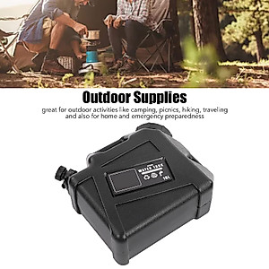 CHICIRIS 10L Portable Water Container Food Grade HDPE Leakproof Multipurpose Water Storage with Spigot for Outdoor Camping High Performance