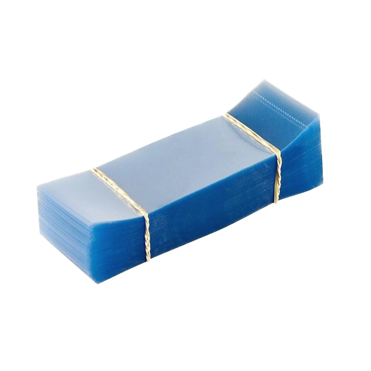 72 x 35 mm Flat Cut Perforated Shrink Bands (Fits approx. 38mm diameter Standard Caps) - Tamper Evident PVC Wrap Sleeves for Bottles and Jars - No Print (250)