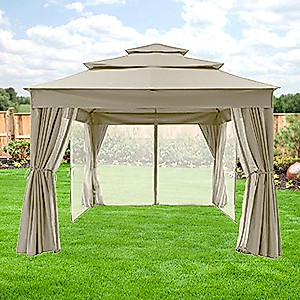 Garden Winds Archer Ridge Gazebo Replacement Canopy Top Cover - RipLock 350