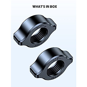 VICSEED Nut Thicked Sturdy Won't Break, Fit for Car Phone Holder Mount 17mm Ball Head (2pcs)