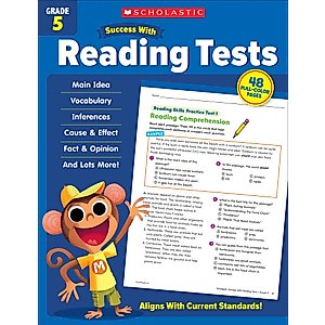 Scholastic Success with Reading Tests Grade 5 Workbook