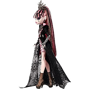 Monster High Draculaura Doll, Special Howliday Edition, Pink and Black Gown, High Fashion, Holiday Collection, Gifts for Girls and Boys