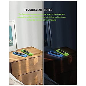 Fire TV Stick Remote Cover [2 Pack] 2021 Release, Latest Alexa Voice Remote Case, Stouchi Firestick Remote Cover Silicone Protective Sleeves with Lanyard (Green & Sky Blue)