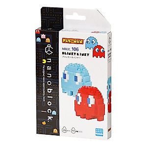 nanoblock - PAC-Man - Blinky & Inky, Character Collection Series Building Kit