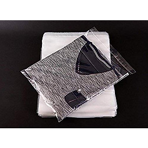 ericotry 100Pcs Clear Resealable Cello / Cellophane Bags Treat Bag Packaging Bags with Adhesive Closure Good for Bakery Candle Candies Cookies Snacks Poly Bags (9" X 12")