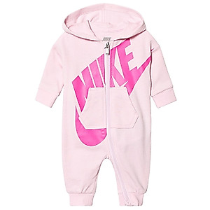 Nike Infant Girls Hooded Coverall Pink Foam 6 Months