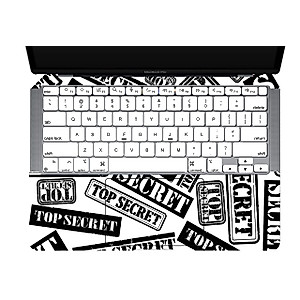 Nekoty Textured Laptop Skins compatible with MacBooks Pro 16" 14" 13" Air 13" 2019-2022 - Top Secret