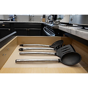 Non Slip Chef’s Gription Pad by CatTongue Grips – Secure, Anti Slip Mat for the Perfect Non Slip Grip for Chefs and Home Cooks, Grip Mat for Cutting Boards, Great as Drawer Liners (Black, 1 Pad)