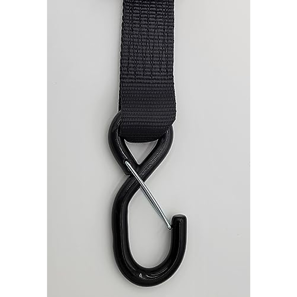 Spare Tire Strap, 3 Way Ratchet Y Strap, 1.5 inch Wide Adjustable, Tire Tie Down Strap for UTV or Truck Tires, Color Black