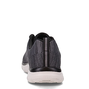 Skechers Men's Track Front Runner Lace-up Sneaker Oxford, Charcoal/Black, 12