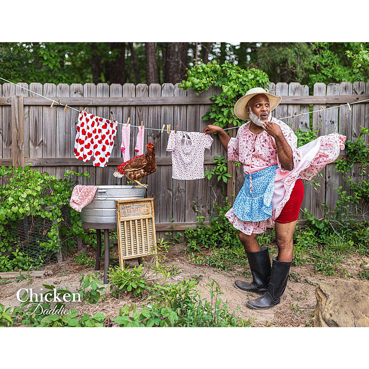 Chicken Daddies Wall Calendar 2024 - Better Hens & Gardens Edition | Funny Gifts | Funny Gifts | Birthday Gifts | Secret Santa | Gag Gifts | Weird Stuff