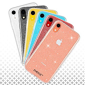 EMERGE SHIMMER iPhone XR Glitter Cell Phone Case - Sparkle Effect Clear