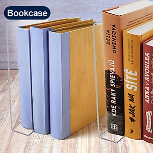 Uzpomel Acrylic Shelf Dividers for Closet Organization，Sweater Organizer for Closet - 6pack 8” Tall Clear Plastic Shelf Dividers for Closets Shelves Cabinets