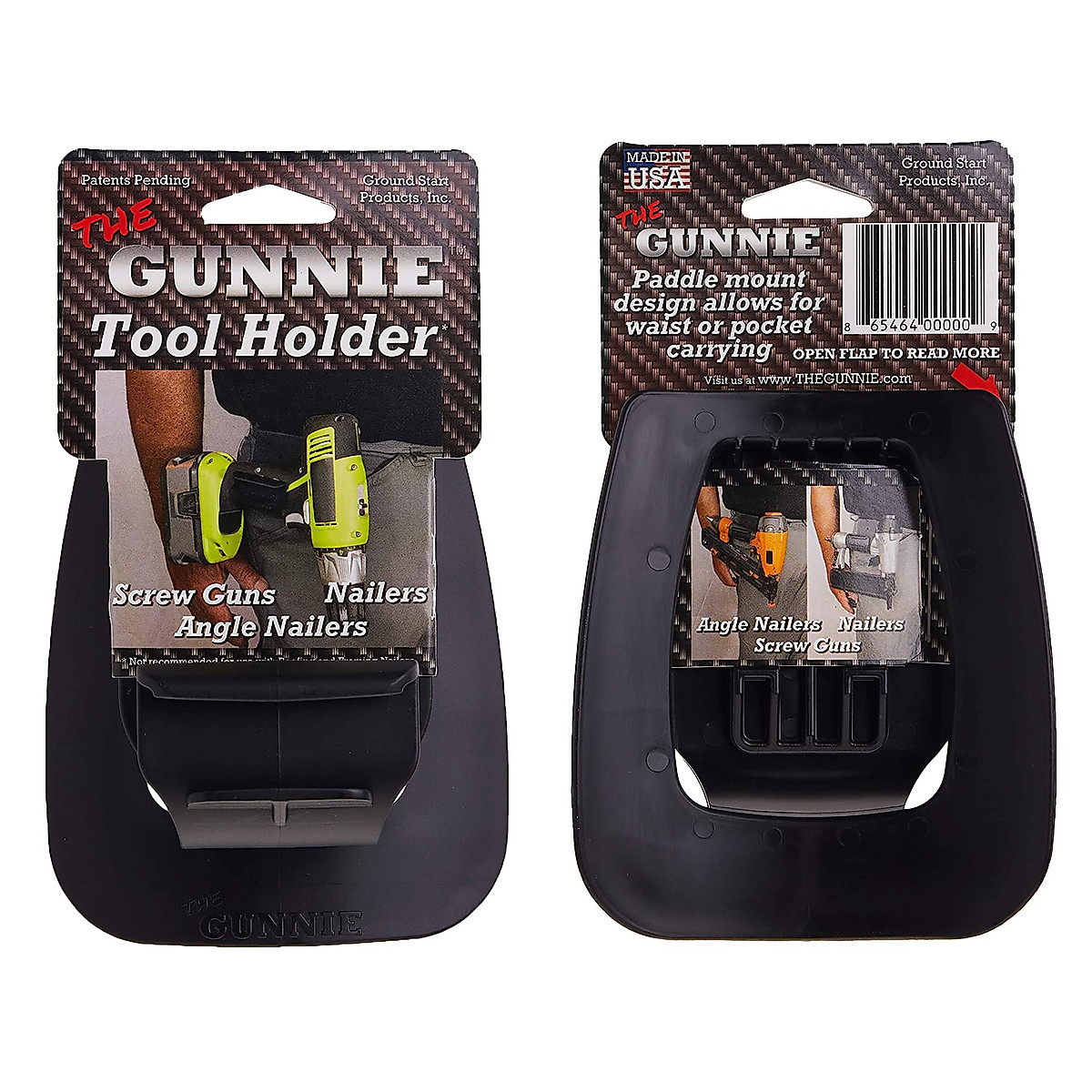The Gunnie Cordless Drill Holster/Hook (2-Pack)