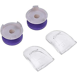L2 R2 Trigger Extenders Buttons Thumbstick Caps Joystick Cover for PS4 Controller Game Protector Caps - Purple