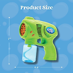 JOYIN 2 Kids Bubble Gun with 2 Bottles Bubble Refill Solution, Bubble Guns kids 4-8, Bubble Machine Gun for Toddlers 1-3, Bubble Gun Blaster Party Favors, Summer Toy, Outdoors, Easter, Birthday Gift