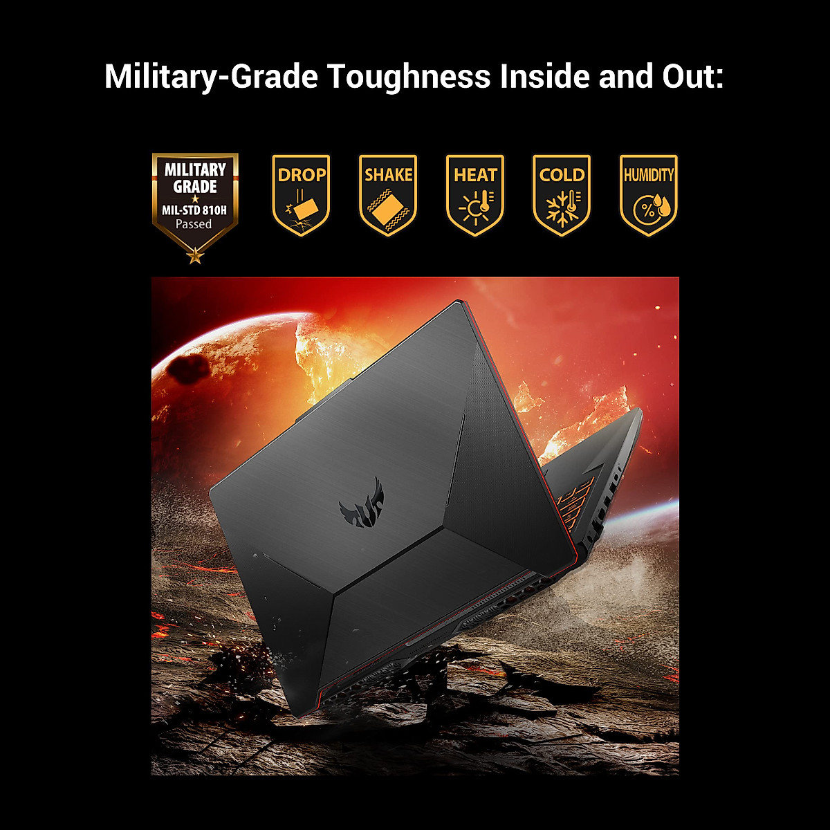 asus 2023 TUF A17 FA706IH 17.3'' FHD IPS 144Hz Premium Gaming Laptop, AMD 6-Core Ryzen 5 4600H Upto 4.0GHz, 64GB RAM, 1TB PCIe SSD, NVIDIA GeForce GTX 1650, RGB Keyboard, Windows 11 Pro + HDMI Cable