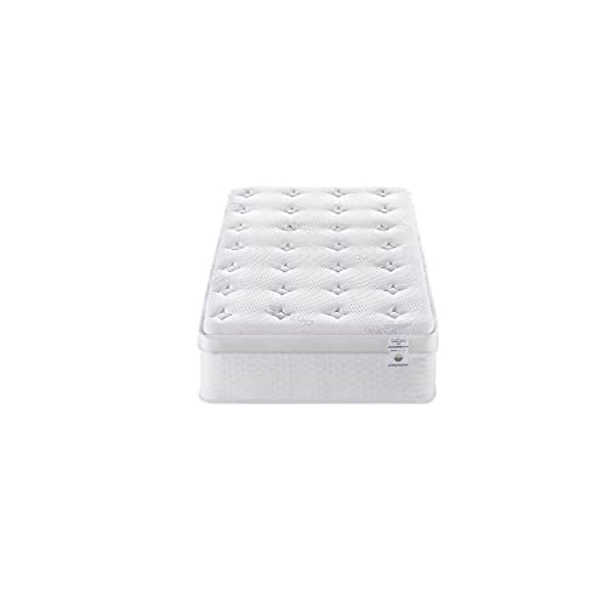 Twin Size Mattress - 12 Inch Cool Memory Foam & Spring Hybrid Mattress with Breathable Cover - Comfort Plush Euro Pillow Top - Rolled in a Box - Oliver & Smith