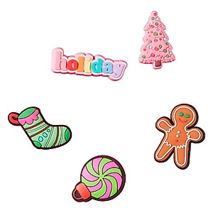 Crocs Jibbitz Ornament Pack Shoe Charms | Jibbitz for Crocs, Bright Holiday, Small