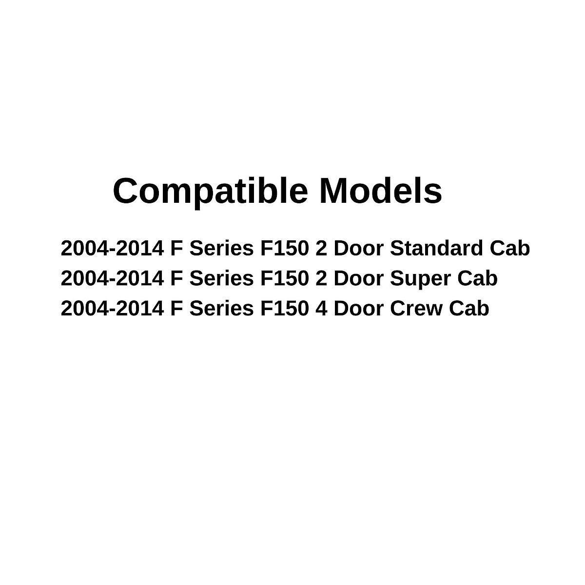 OEM Heated Sliding Back Window Glass Back Power Slider Compatible with Ford F150 Pickup 2004-2014 Models