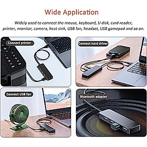USB 3.0 Hub, VIENON 4-Port USB Hub USB Splitter USB Expander for Laptop, Xbox, Flash Drive, HDD, Console, Printer, Camera,Keyborad, Mouse
