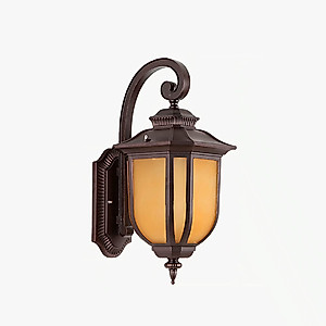 CHENBAI Traditional European Outdoor Wall Light Exterior Wall Waterproof Garden Lights Outdoor Wall Sconce Porch Light Fixture for Deck Garage Yard Front Door Garden Home Decorative