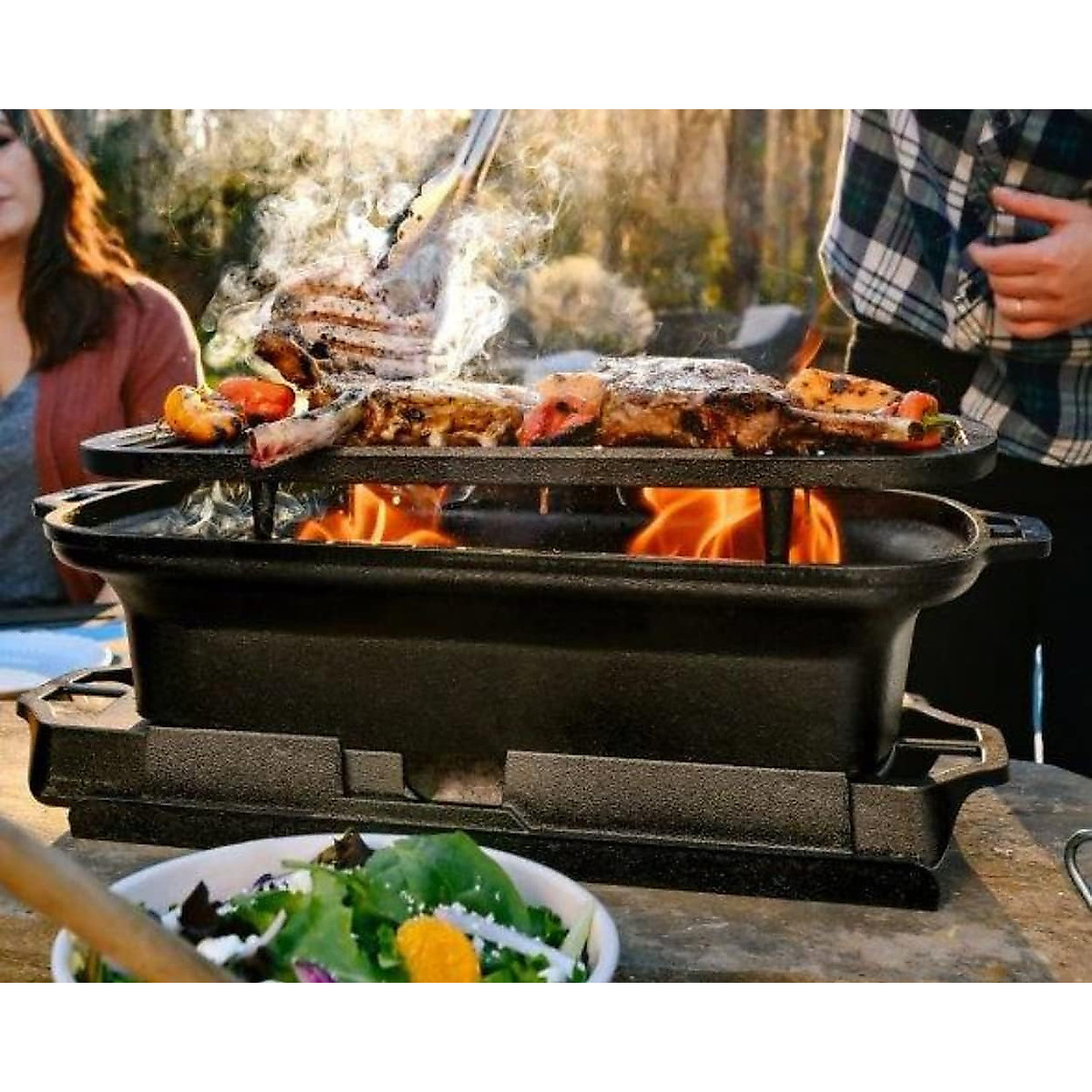 Lodge Sportsman's Pro Grill, 19.38 inches, Black