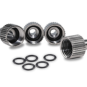 SAGUD Airbrush Quick Release Disconnect Coupler Adapter Kit with Adjustment Valve, Extra 4 Female Fitting & Extra 5 O-Ring Kit, 1/8 Male -1/8 Female Hose Connections