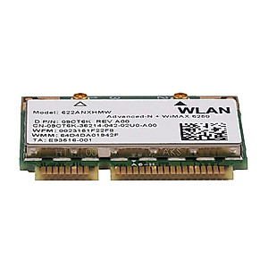 2.4G/ 5G Dual Band Wireless, 300Mbps AC 802.11 A/B/H/G/N Half Height Mini PCI-E WiFi Network Card for Intel 6250 WiMax Compatible with DELL/Asus/Toshiba/Acer