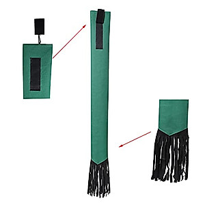 Horse Tail Bag,horse Tail Wrap With Fringe Non Slip Black Guard,horse Tail Fly Swisher Decor Horse Tail Extensions (Blue)