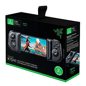 Razer Kishi for Android - Smartphone Gaming Controller (USB-C Connection, Ergonomic Design, Individual Fit for Mobile Phones, Analog Stick, Ultra Low Latency) Black
