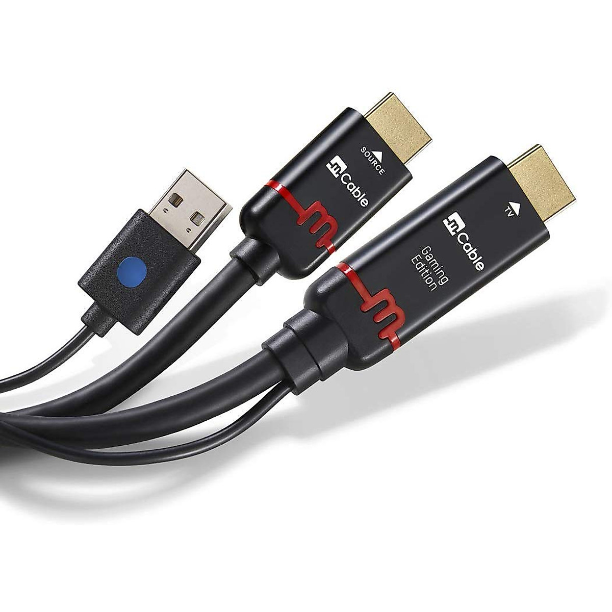 Marseille Inc. mCable Gaming Edition 6-Foot Smart HDMI, Anti-aliasing, Upscale Native Rendering Resolution Up to Super HD @ 120 FPS