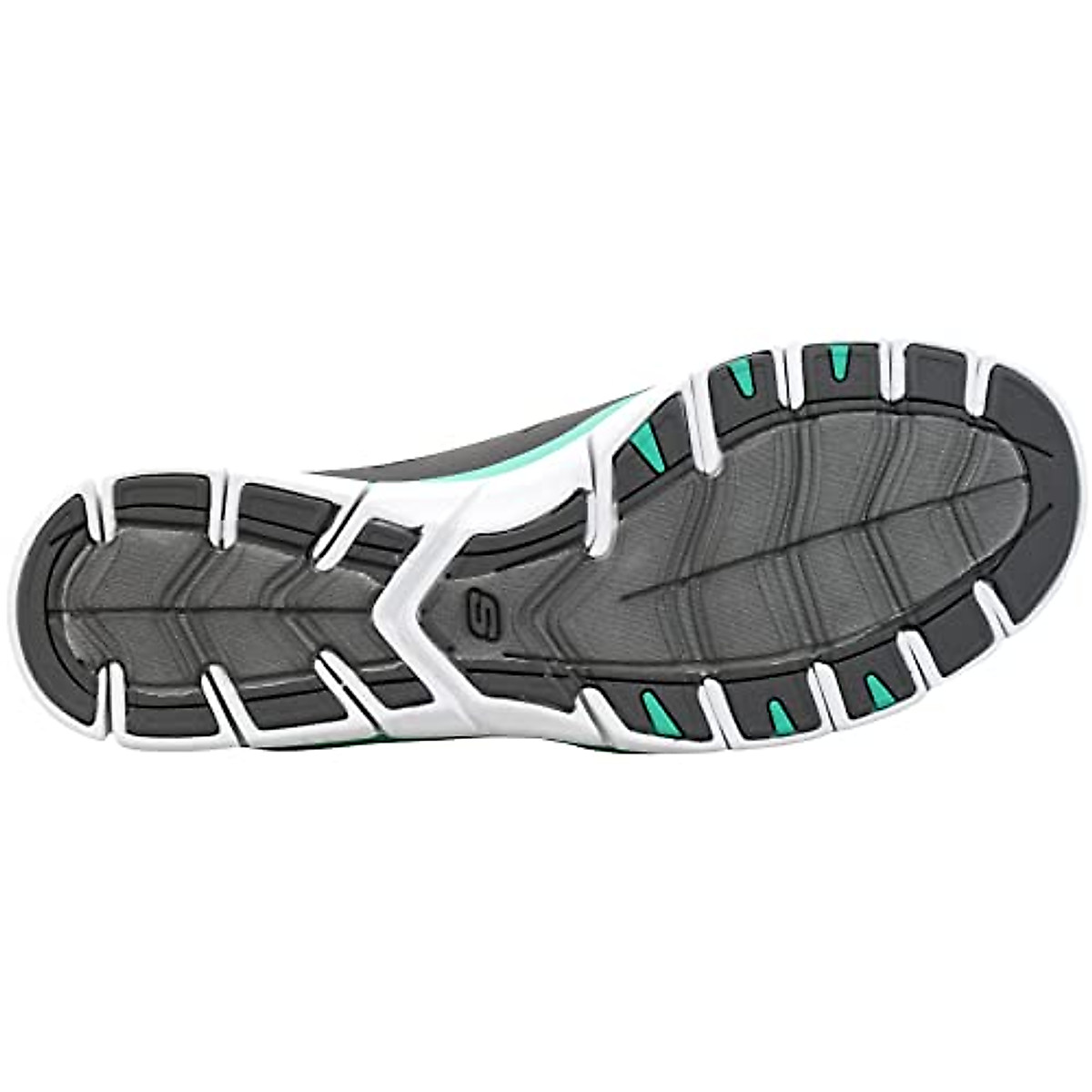 Skechers Sport Women's Gratis-No Limits Slip-On Mule Sneaker, Grey Mint, Grey Mint, 9 M US