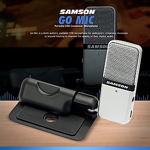 Samson Go Mic Compact USB Microphone - Plug n' Play