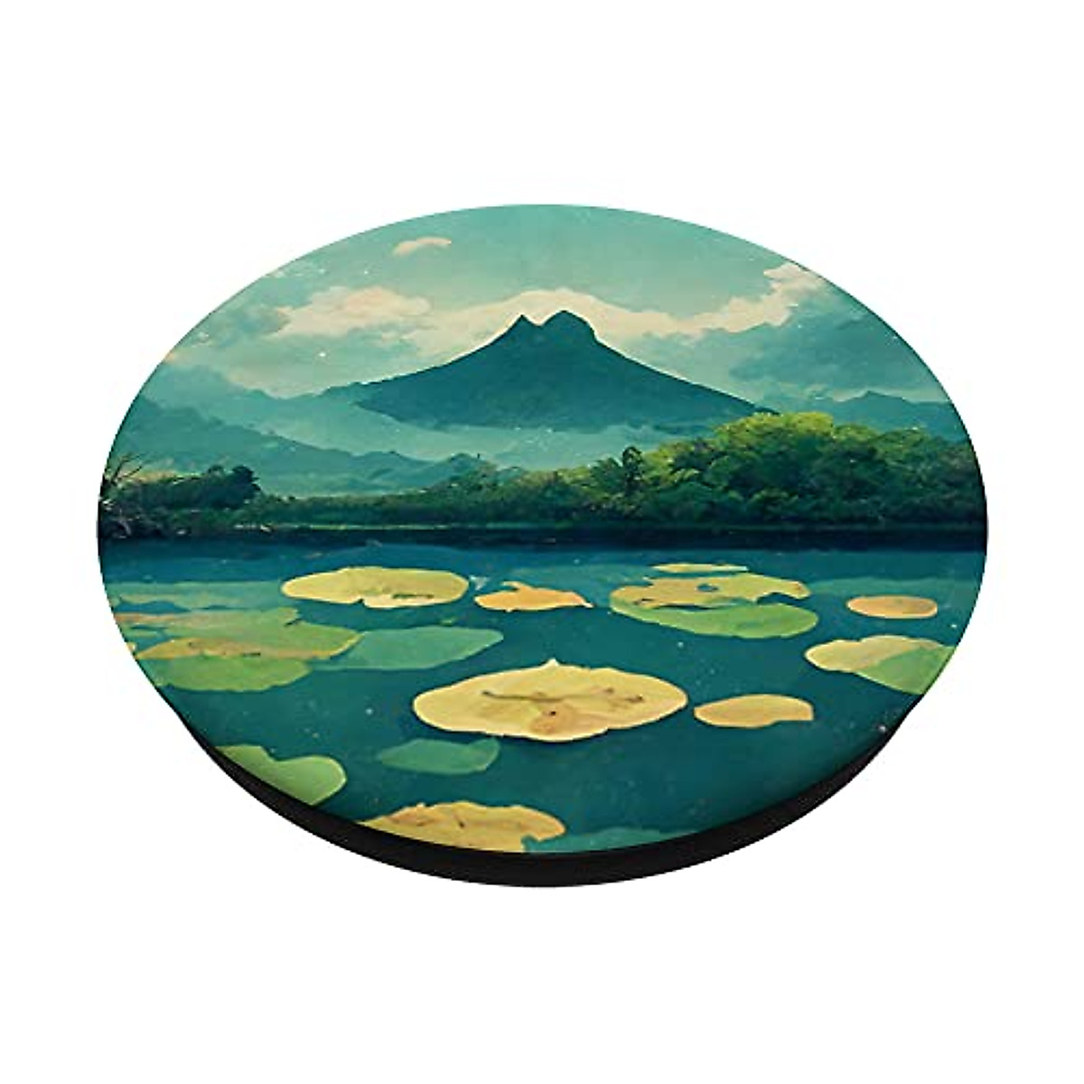 Lily Pads on a Lake, Studio Ghibli / Breath of the Wild PopSockets Swappable PopGrip