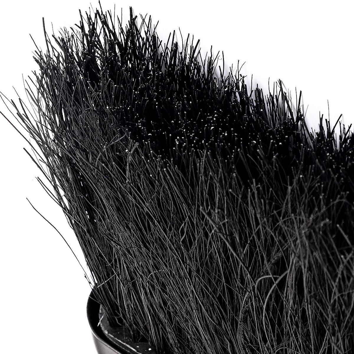 Amagabeli 32in Fireplace Brush Fireside Broom Fireplace Loose Tool Set for Outdoor Fire Pit Campfires Indoor Fireplace Heavy Duty Wrought Iron Steel Bar Support