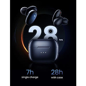 UGREEN X5 Wireless Earbuds Bluetooth 5.2, in-Ear Wireless Earphones with 4 Mics, CVC 8.0 Noise Cancelling for Clear Calls, AptX HiFi Stereo Adaptive Bluetooth Earbuds, 28h Playtime, Touch Control