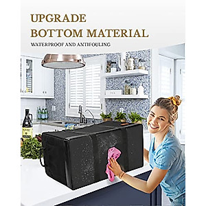 WONDAY Large Stand Up Utility Tote Bag, Reusable Grocery Bags Foldable with Waterproof Bottom, Extra Large Tote Bag with Handles and Pockets for Grocery Stores, Picnics, Beaches, Camping