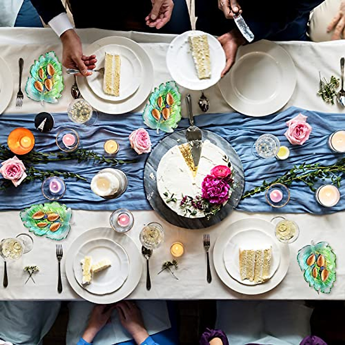 Aursrenty 6Pcs Leaf Tray Resin Mold, 6 Styles Simulation Leaves Tray Molds Resin Soap Dish Mold Epoxy Casting Molds Multifunctional Use for DIY Jewelry Container Candy Holder Soap Dish Christmas Gift