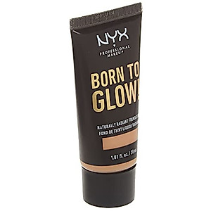 NYX PROFESSIONAL MAKEUP Born To Glow Naturally Radiant Foundation, Medium Coverage - Natural