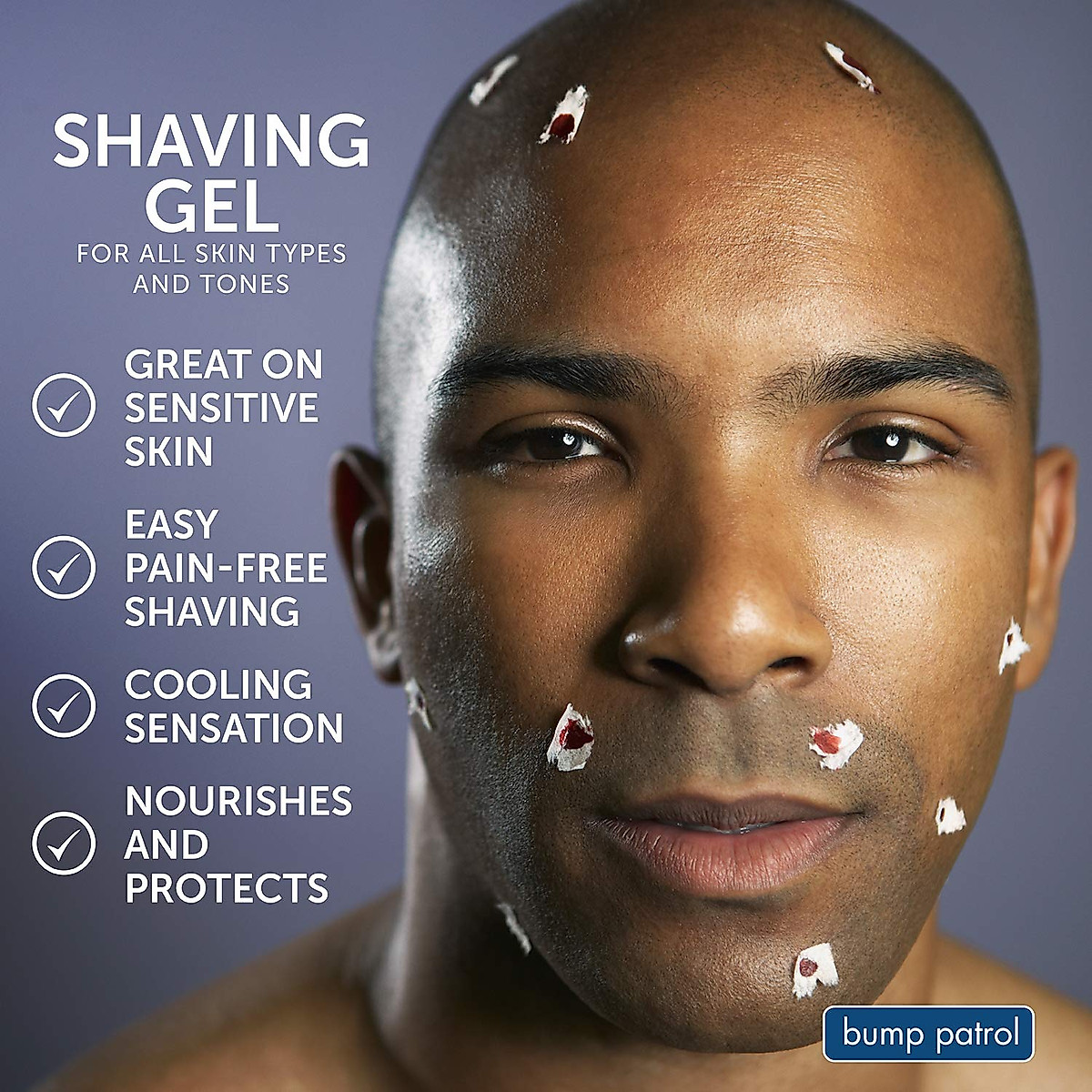 Bump Patrol Cool Shave Gel 4 Ounce Tube (Sensitive) (118ml)