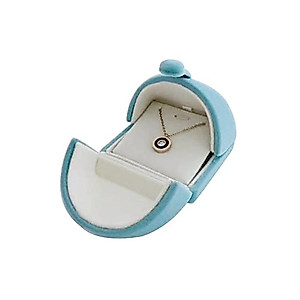 Svea Display Aqua Velvet Jewelry Packaging Case for Earrings Pendant Case Premium Grade Unique Design (jewelry not included)