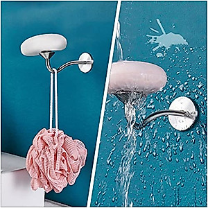 Veemoon Magnetic Soap Holder Shower Soap Holder Bath Soap Liquid Bathing Accessories Soap Bar Holder for Shower Bar Soap Holder Magnetic Wall Soap Holder Stainless Steel Drain Rack